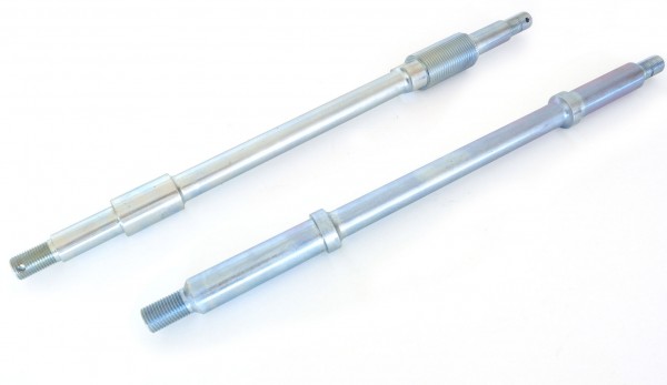 Wishbone pivot shafts